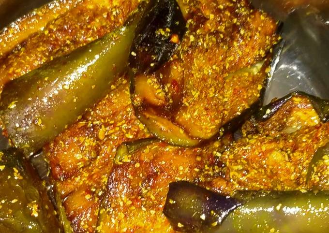 Bengan fry Recipe by Reeta Chawla - Cookpad