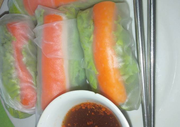 Resep Spring roll crab stick oleh Dita April - Cookpad