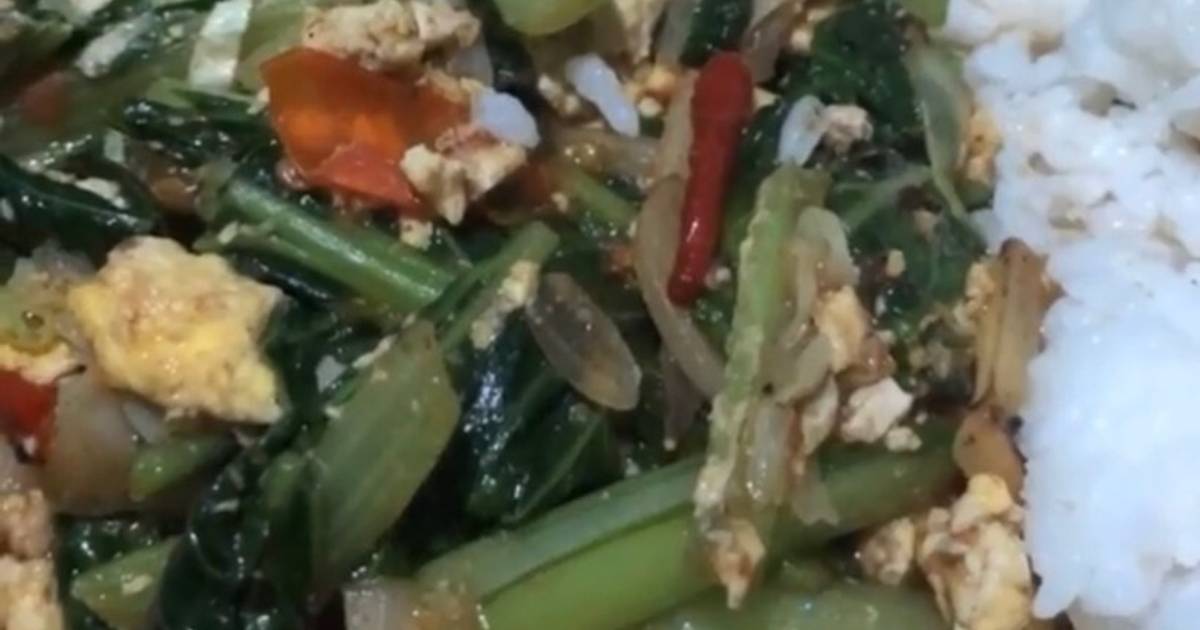 65 resep sayur hijau orek telur enak dan mudah - Cookpad