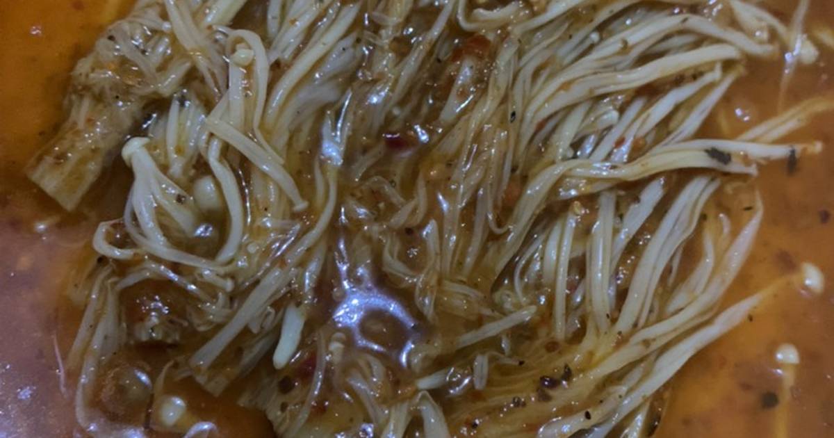 Resep Spicy Enoki Ala Korean Food oleh Devi - Cookpad