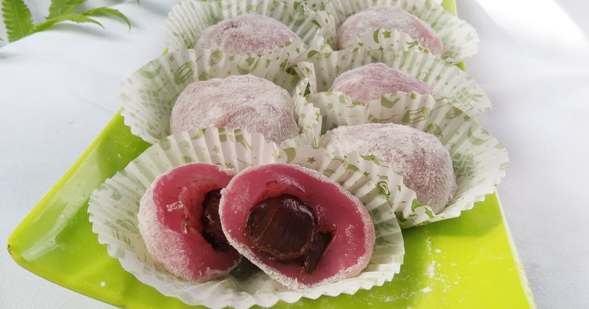 Resep 74. Mochi Isi Coklat oleh HerLina - Cookpad