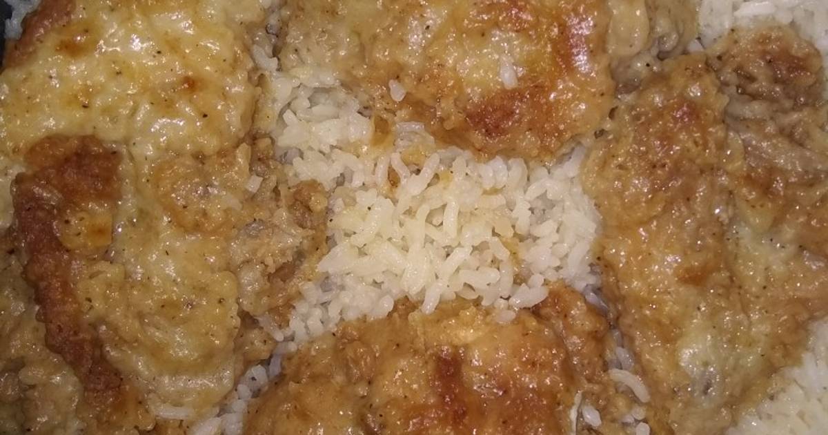 Resep Nasi kfc rice cooker oleh Dalfa - Cookpad