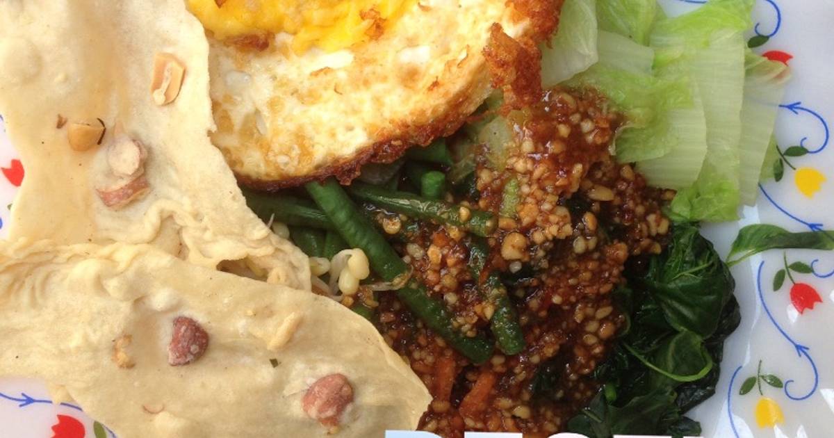 Resep Pecel sayur+telur oleh Nopitas - Cookpad