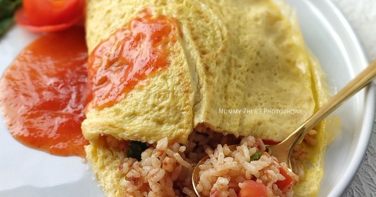 Resep nasi goreng omelet rumahan enak dan mudah - Cookpad