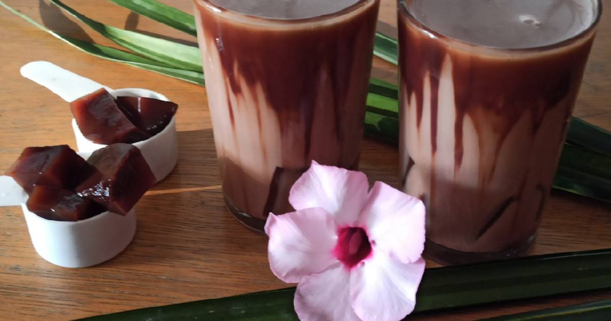 Resep Milkshake Choco Jelly De Coco oleh Chanchal Kaur - Cookpad