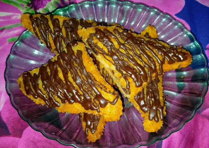 Resep Roti Tawar Goreng Isi Coklat oleh Mia Pratama - Cookpad