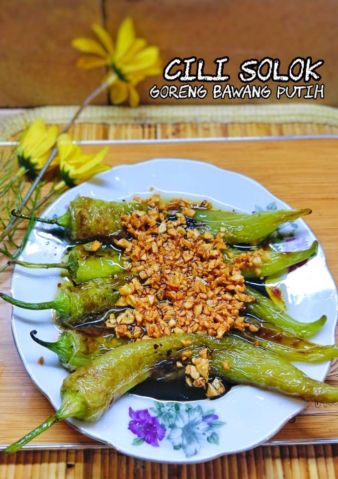 Resipi 18:9:24 - Cili solok goreng bawang putih oleh Hani Shaimi - Cookpad