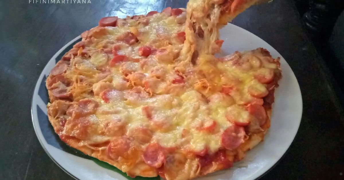 Resep Pizza Keju Mozzarella oleh Fifin Imartiyana - Cookpad