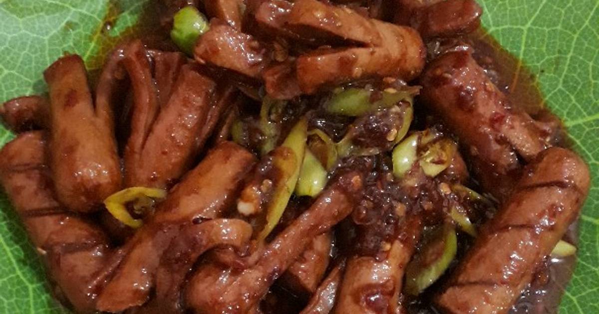 Resep Sosis saos sambal oleh suci lukitowati - Cookpad