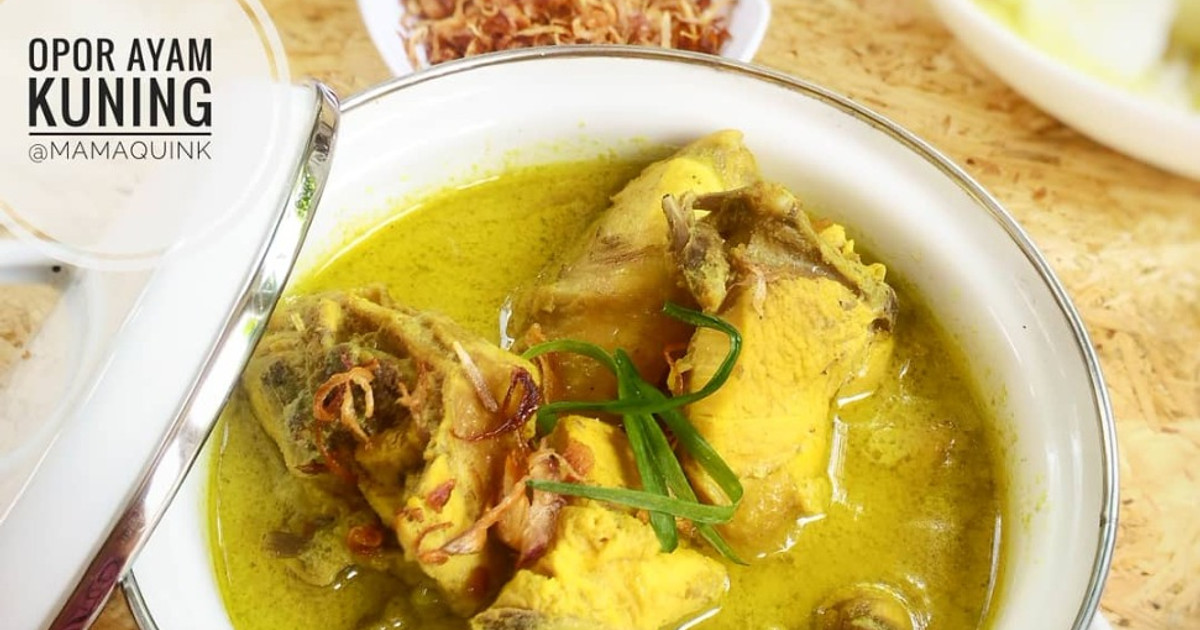 Resep Opor Ayam Kuning oleh Mamaquink - Cookpad