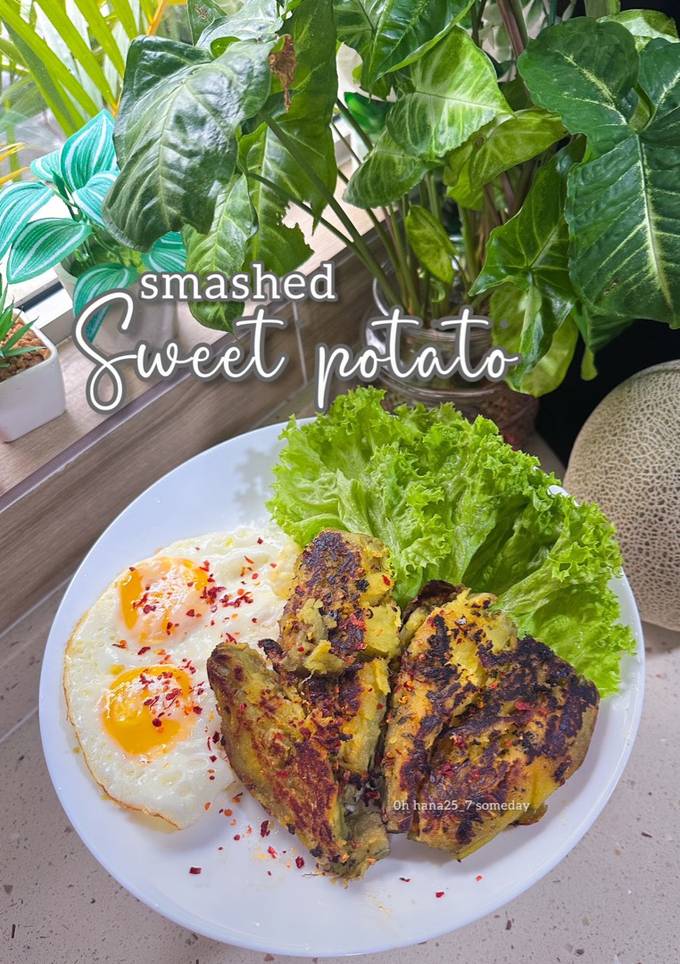 Resipi Smashed sweet potato oleh 0h Hana !! - Cookpad