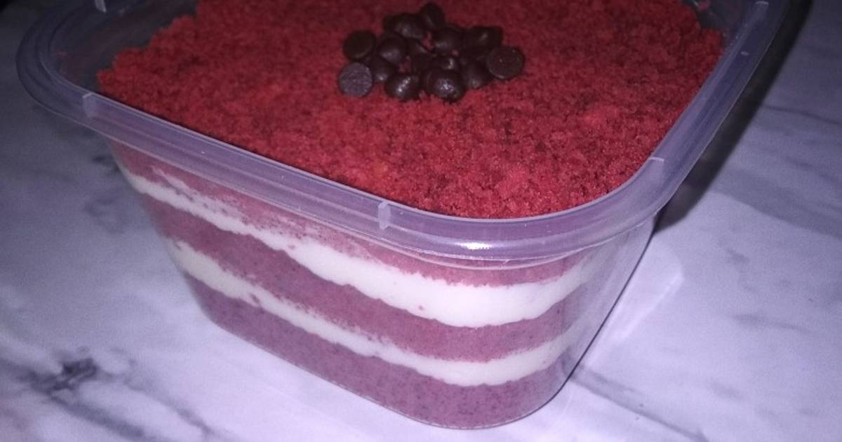 Resep Red Velvet Dessert Box oleh Sara Mariana - Cookpad