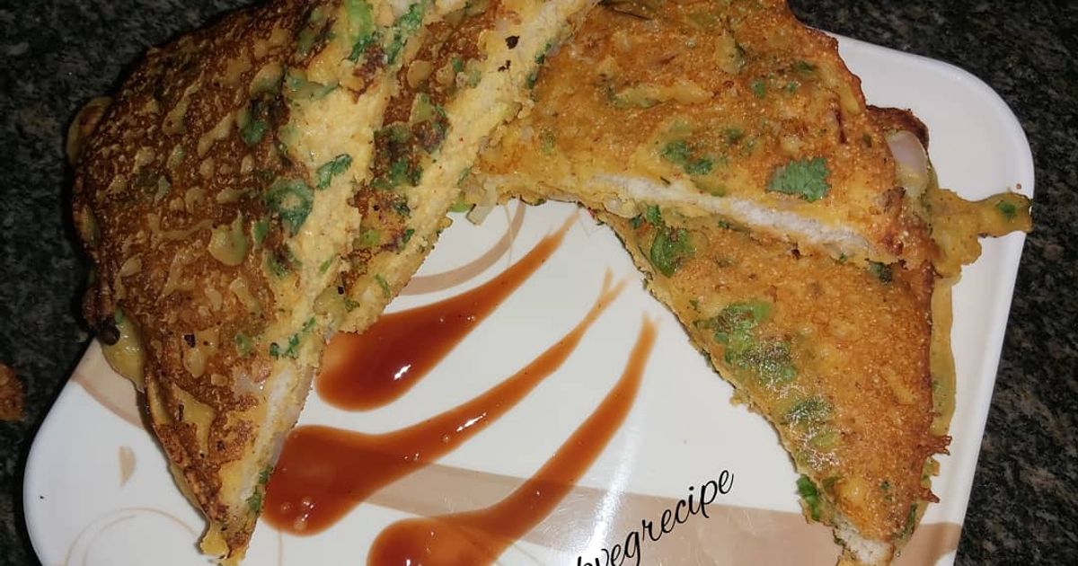 Besan Bread Toast Recipe by Pratishtha khatri - Cookpad