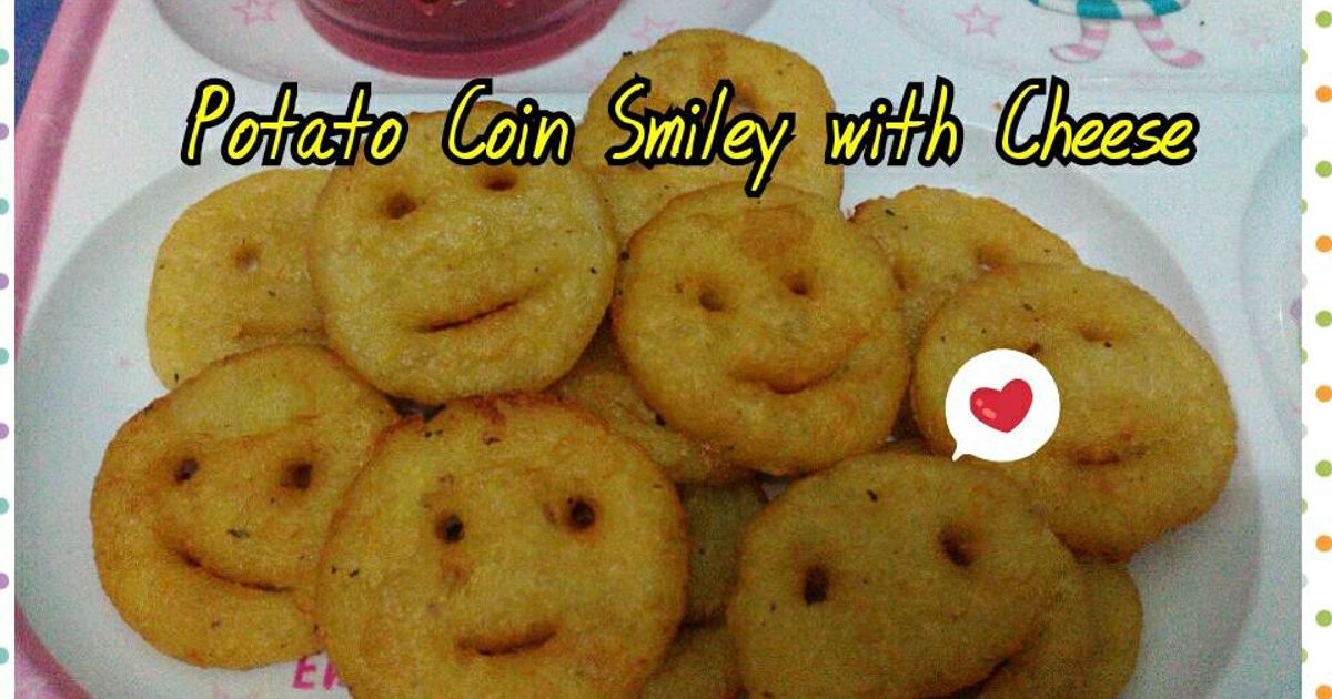 Resep Potato Coin Smiley With Cheese oleh gensinau - Cookpad