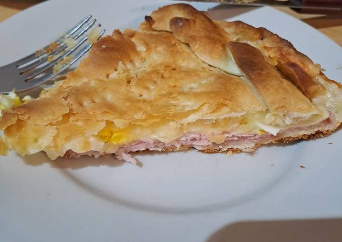Tarta De Jamón Y Queso Con Chicos Receta De Lsh Cookpad