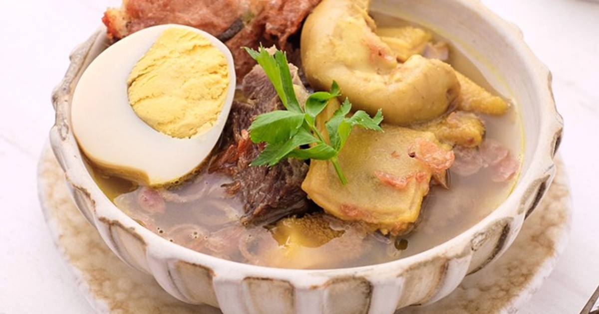 28 resep soto jeroan bening tanpa santan enak dan mudah - Cookpad