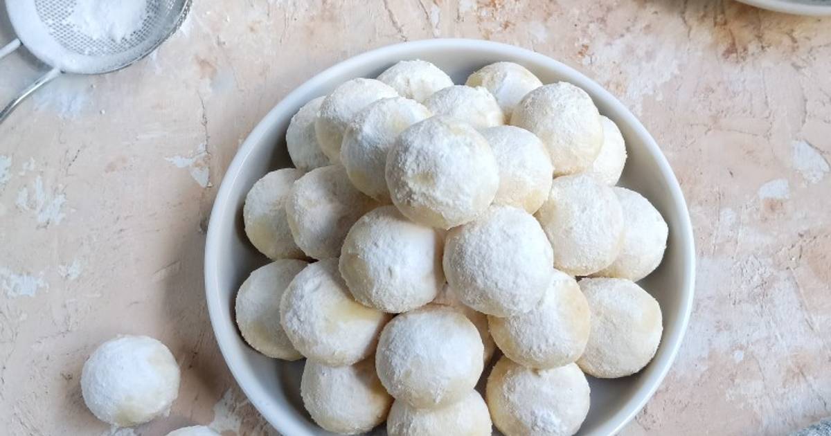Resep Putri Salju Keju Lumer oleh Elvira Yus - Cookpad