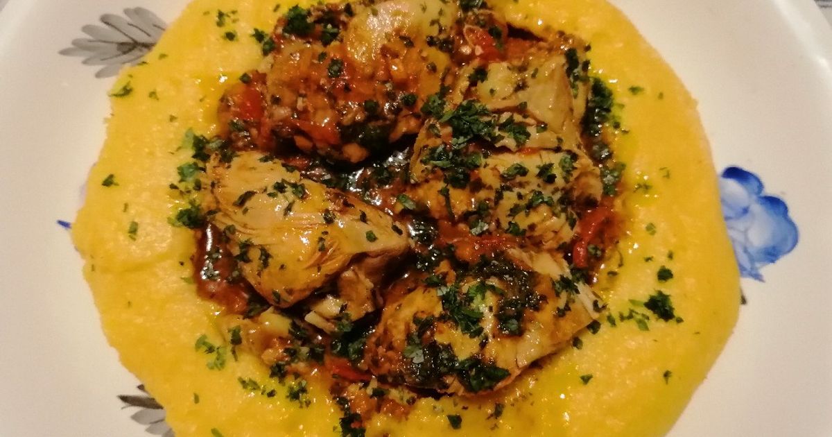 Ricetta Polenta Con Pollo In Umido di Adriana - Cookpad
