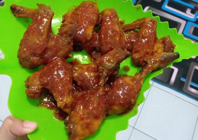 Resep Spicy chicken wings oleh Febby Annchi - Cookpad