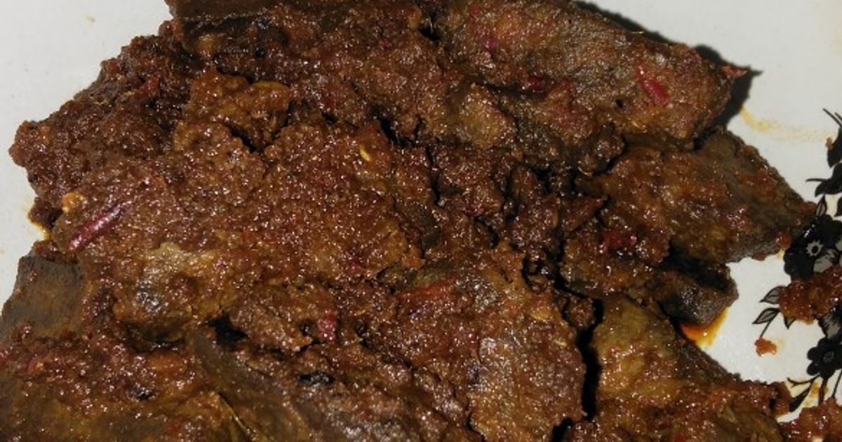 Resep Rendang Hati Sapi oleh Rahma - Cookpad