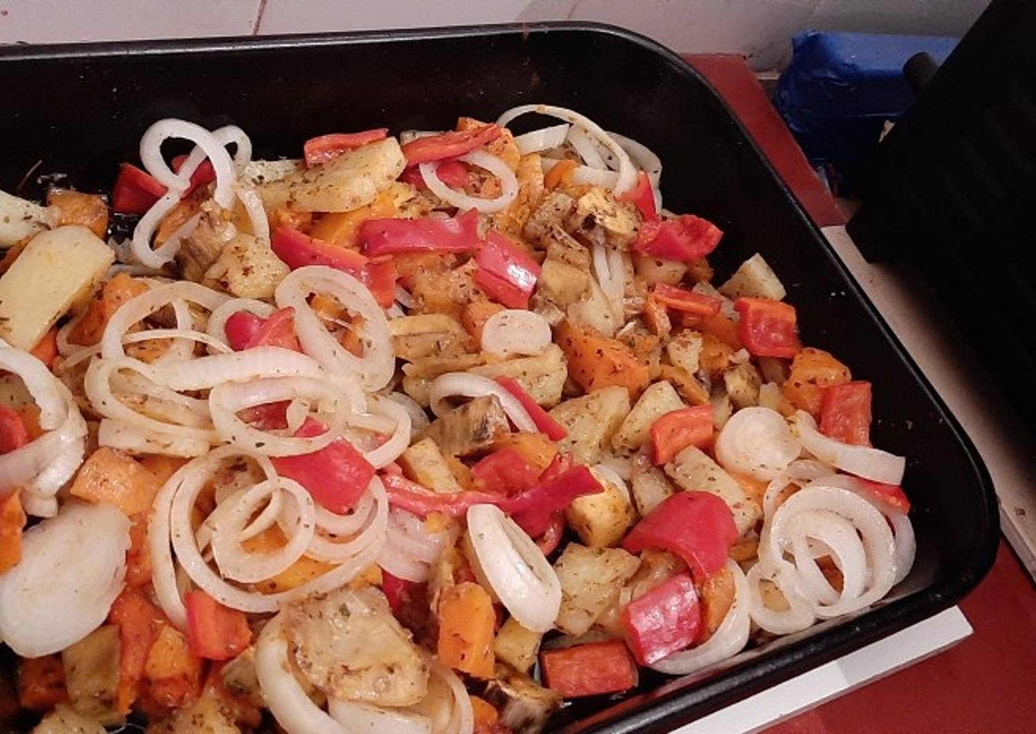 Asado de verduras Receta de Juan Cruz Villarosa- Cookpad