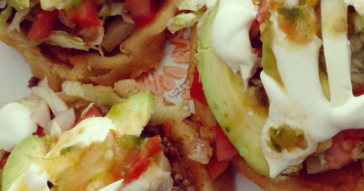 Sopes De Picadillo Recipe by Raul Eduardo De la Rocha