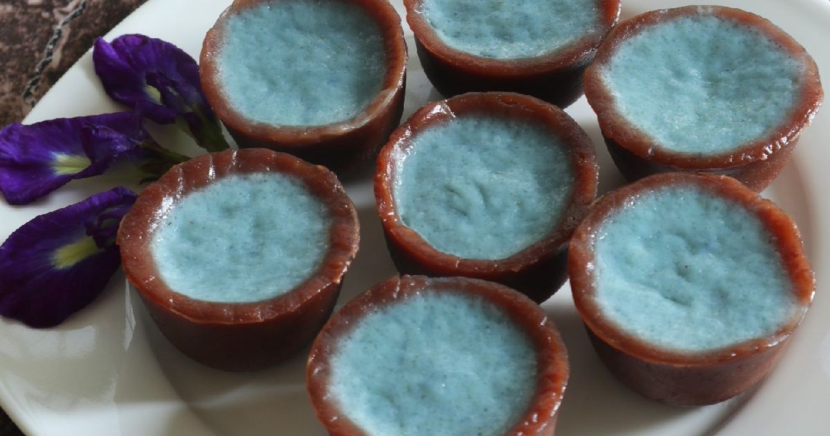 Resep Kue Muso Bunga Telang oleh Yulia Prattiwi - Cookpad