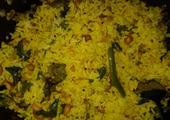 Lemon rice with onions Recipe by shravani j - Cookpad