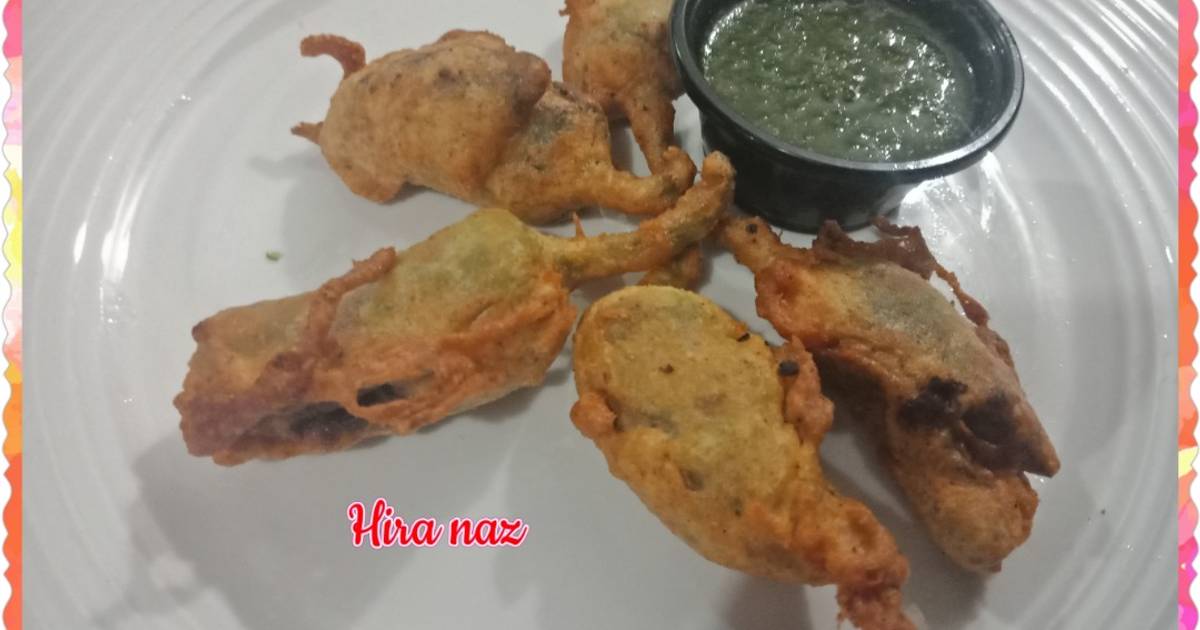 Mirchay ke pakoray Recipe by Hira Naz - Cookpad