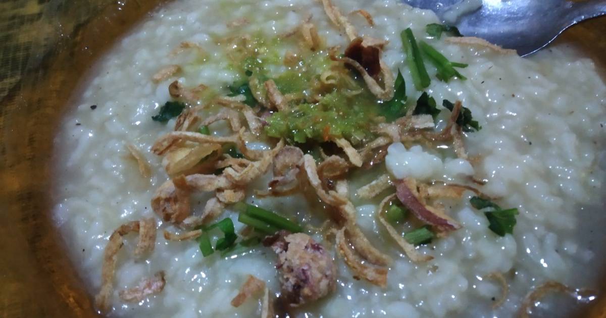 Resep Bubur kanji Rumbi favorit keluarga oleh Nyimas Resty Amanda - Cookpad