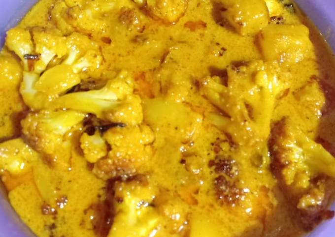 Shahi gobi Recipe by Sahana Khatoon - Cookpad