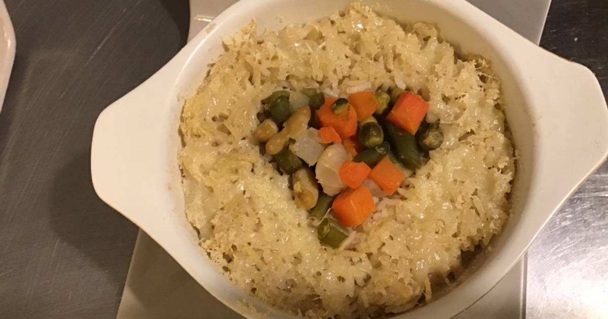 Riz aux épices et parmesan cœur de petits légumes de Mila Skull - Cookpad