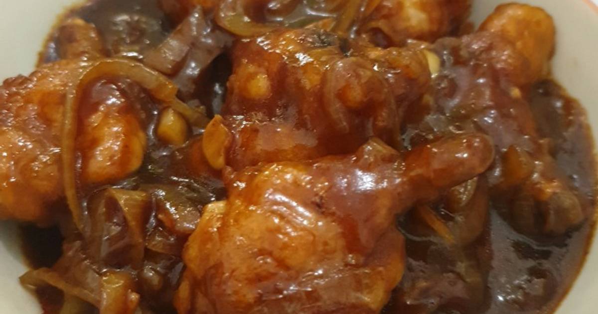Resep Ayam Saos Inggris oleh Meliana Chantique - Cookpad