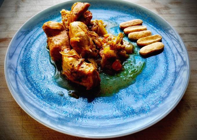 Pollo picante al Martini Receta de Arianne- Cookpad