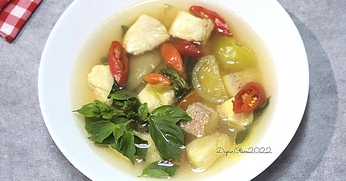 Resep Sup Kakap Merah Segar oleh Dapur Olive - Cookpad