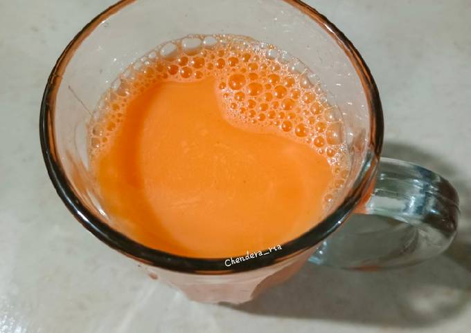 Resep Jus Wortel Susu oleh Chendera Ria Lim - Cookpad