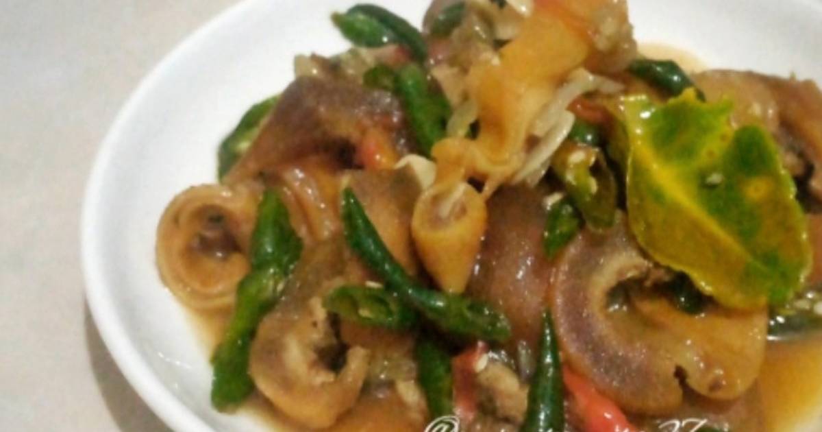 Resep Oseng Kikil Lombok Ijo oleh Dapur Mamita - Cookpad