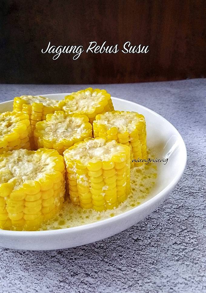 Resep Jagung rebus susu oleh Niung Niung - Cookpad