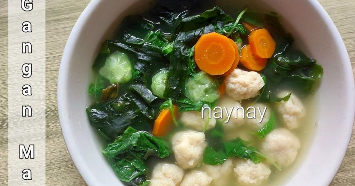Resep Gangan Manok Dengan Tambahan Wortel & Wakame oleh NayNay - Cookpad