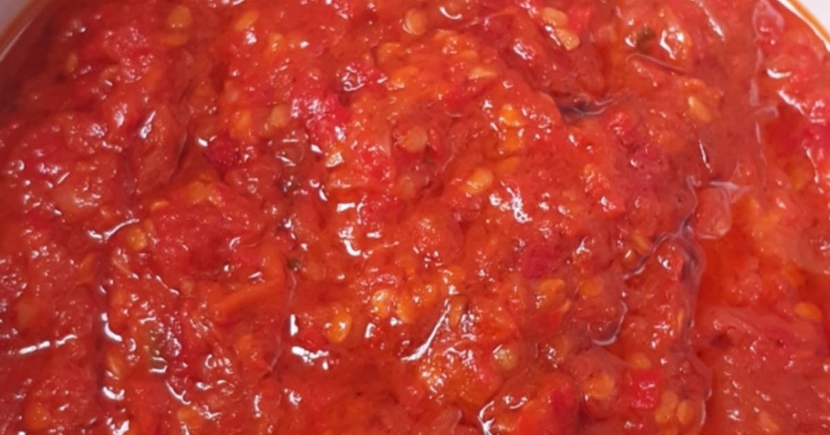 9 resep sambal merah serba guna enak dan mudah - Cookpad