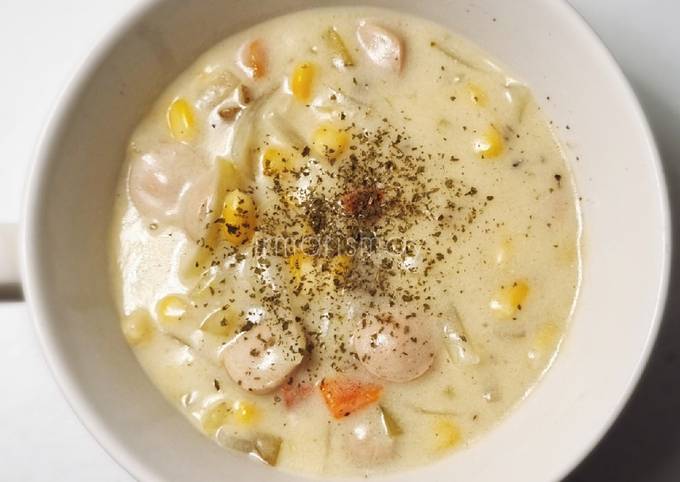 Resep 405. Sup Krim Jagung a la KFC | Corn Chowder oleh Irma Rismayanti ...