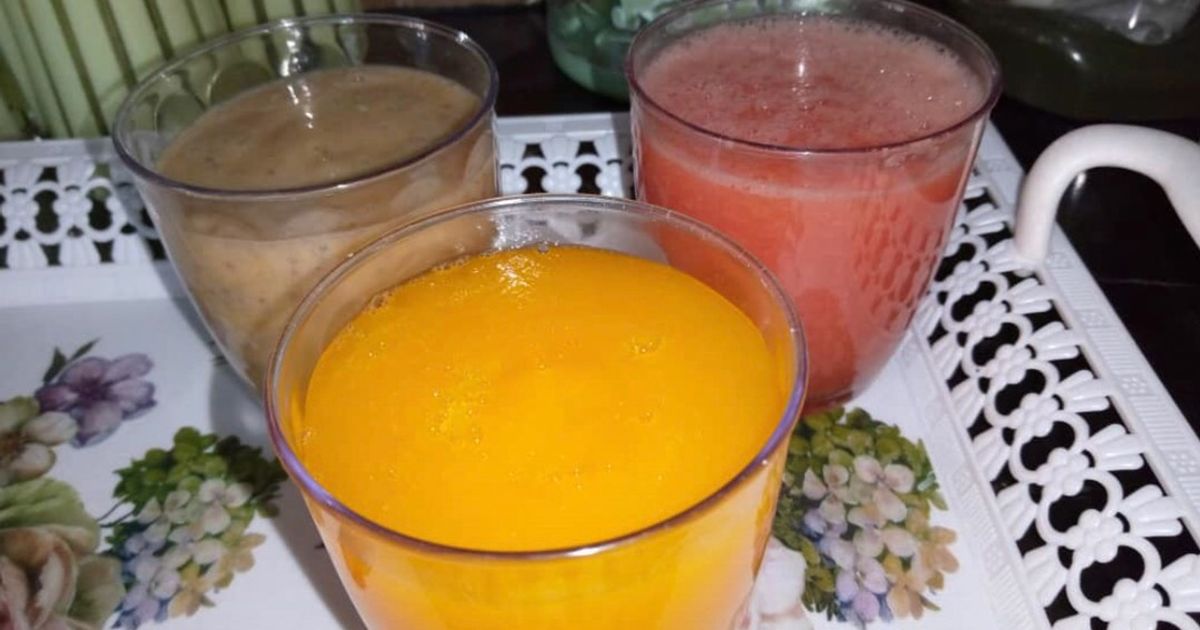 Banana 🍌 Water Melon 🍉 & Mango 🥭 Smoothie 🤤 girki daga Mum Aaareef’s ...