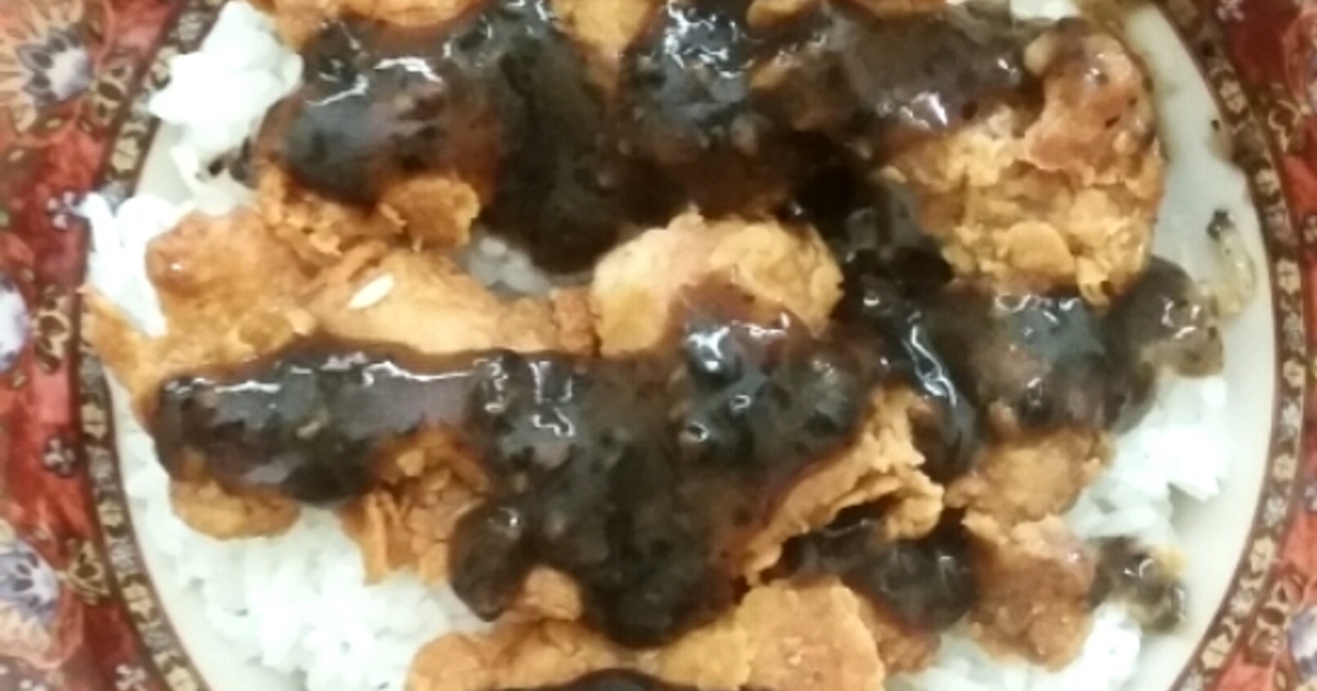 Resep Tori Don Blackpepper Ala Yoshinoya oleh Audrey's Kitchen 🍻🍳🍕🍝 ...