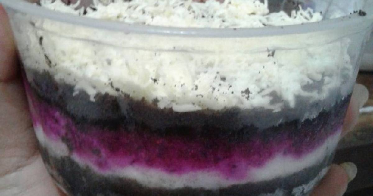 Resep Oreo Cheesecake Buah Naga oleh Anin Prasetyanindya - Cookpad
