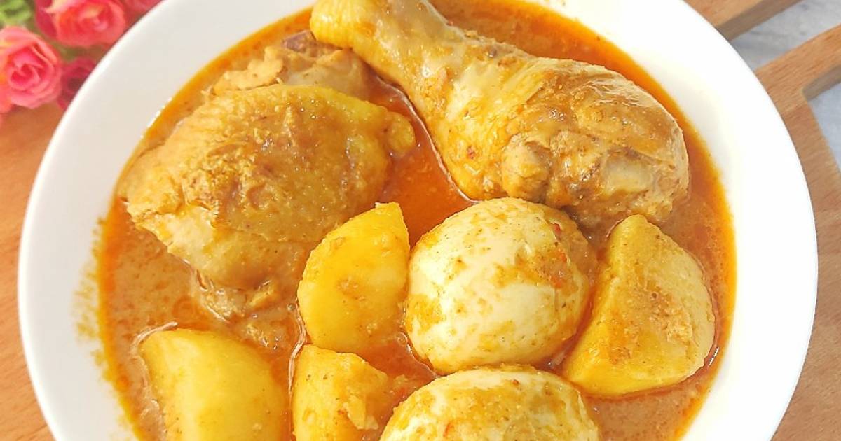 Resep Kari Ayam, Telur & Kentang oleh Heti - Cookpad