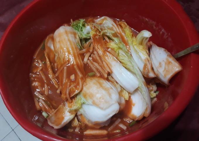 Resep Kimchi (saus gochujang) oleh Makhda Rek Indoz - Cookpad
