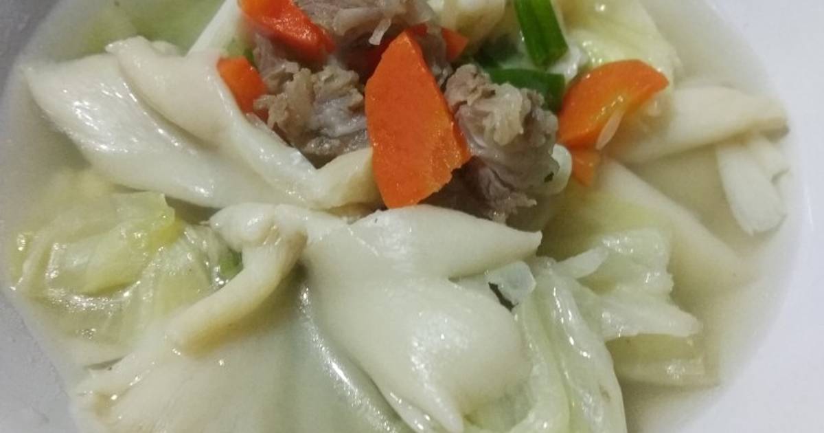 31 resep sop sawi putih jamur tiram enak dan mudah - Cookpad