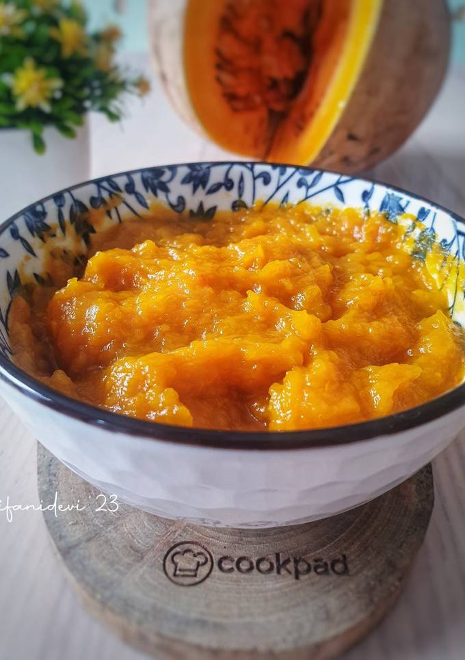 Resep 503. Pure Pumpkin / Labu Kuning oleh IFANI DEVI - Cookpad