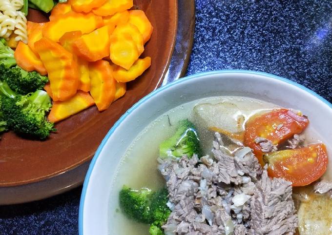 Resep Sup Daging Sapi Ceria oleh Kanami Kitchen - Cookpad