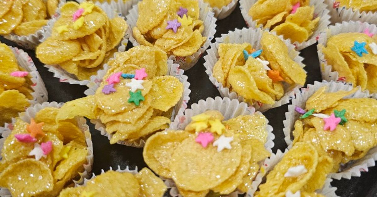 Cara mudah buat cornflakes madu - confirm jadi!